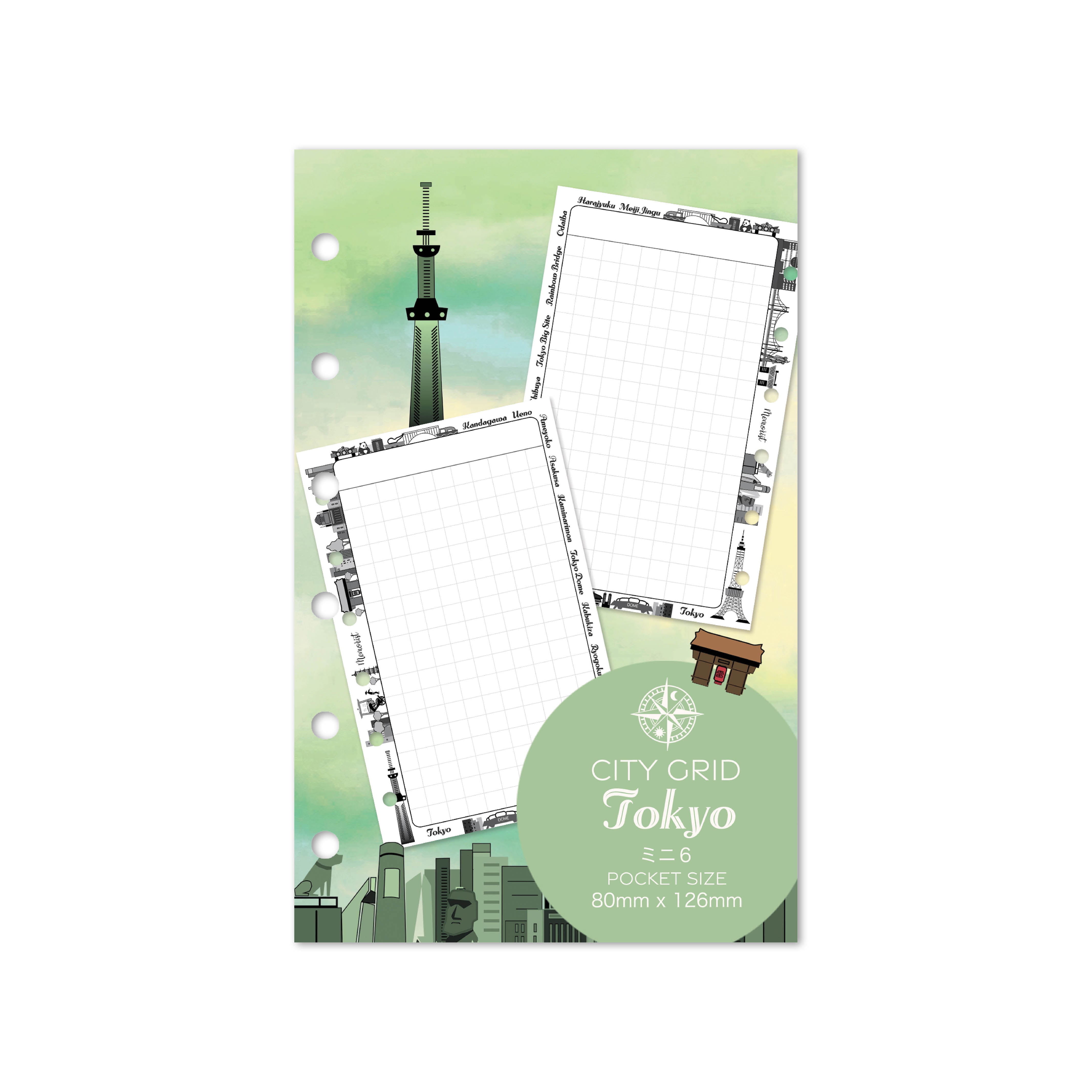City Grid: Tokyo (Pocket Size) – Memorist｜メモリスト